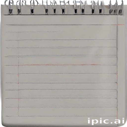 Blank Notepad Ready for Creative Ideas and Important Notes to Write