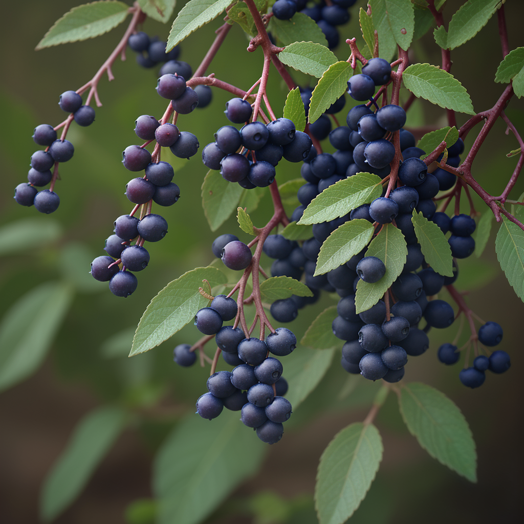 Vibrant Bowl of Fresh, Juicy Cherries Surrounded by Lush Green Leaves