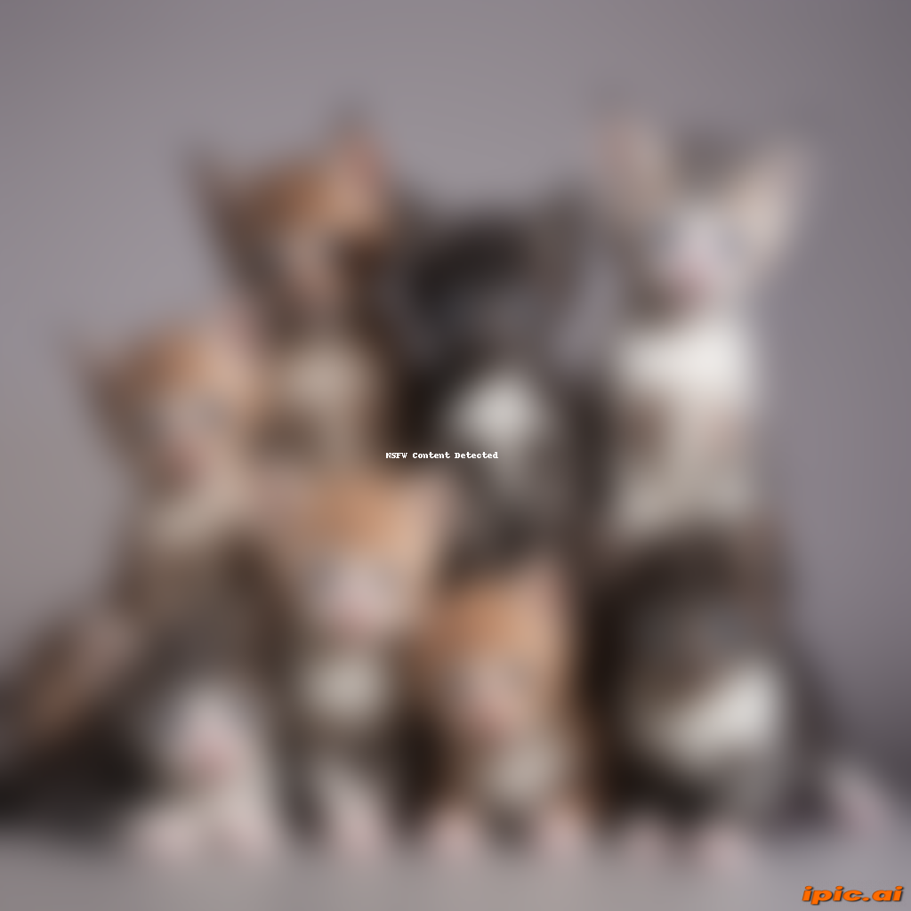 A Heartwarming Gathering of Adorable Kittens Posing Together in Harmony