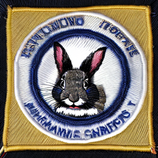 Police patch with Rabbit that says La Quinta Jack Rabbits