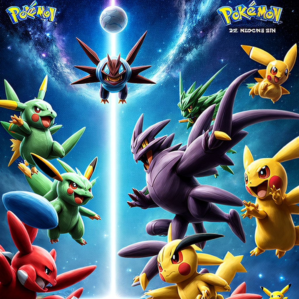 pokemon sci fi movie poster art