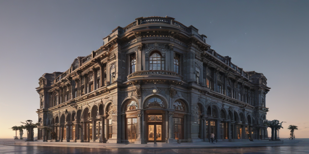 Stunning Historic Building with Intricate Architecture and Elegant ...