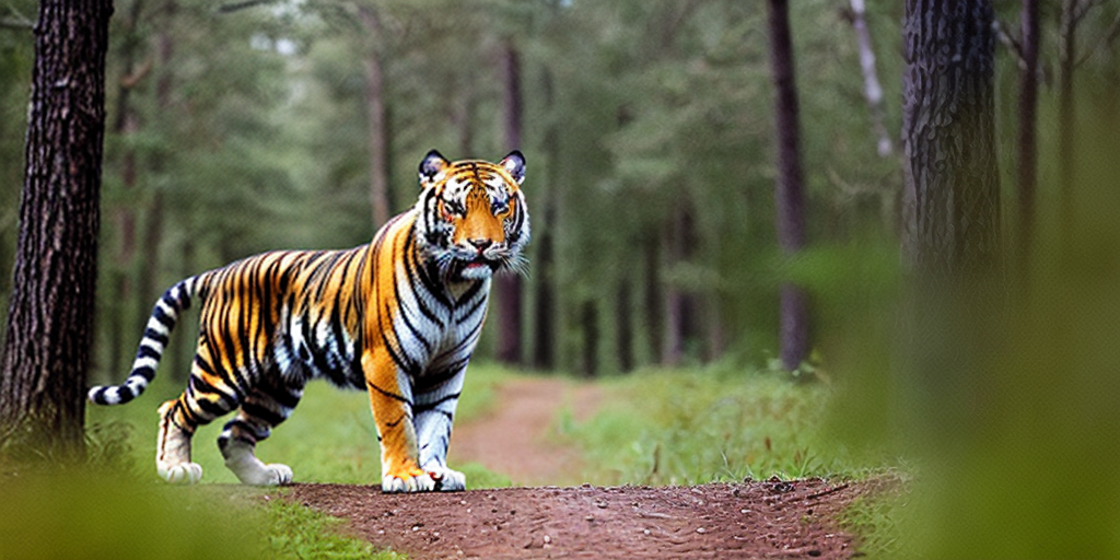 Tiger in the forest