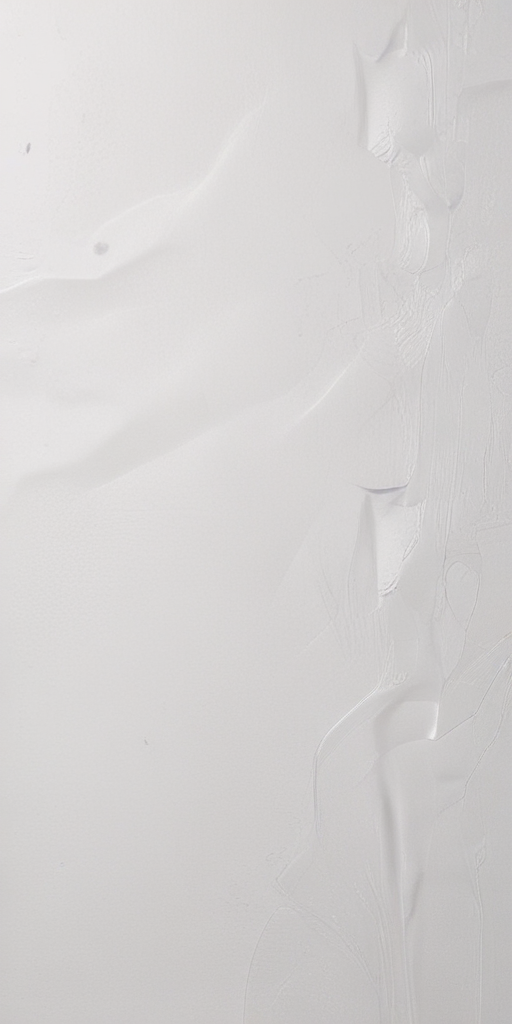 Abstract Textures and Patterns on a Smooth White Surface Creating Depth