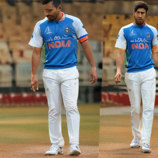 I want my photo in cwc 2023 indian cricket jersey