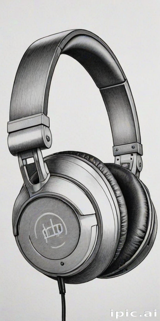Stylish Silver Headphones with a Modern Design and Comfortable Fit