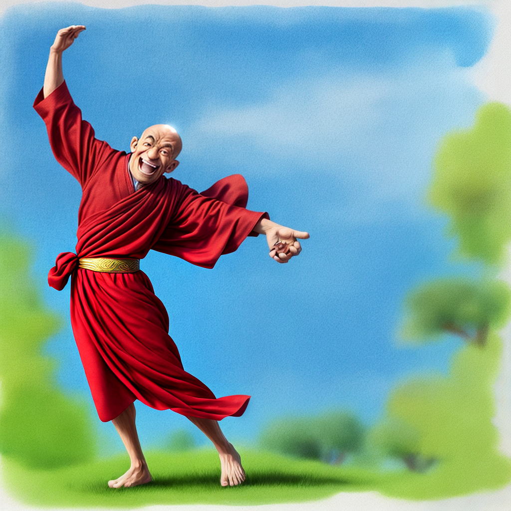 Best Gorgeous, Elegant and Super Joyful Cartoon monk