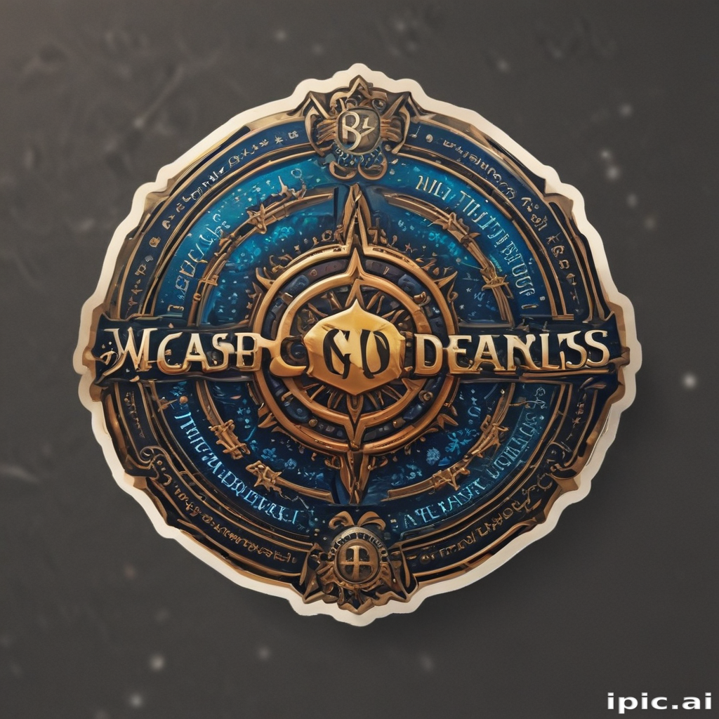 Intricate Compass Design Featuring Mystical Symbols and Elaborate ...