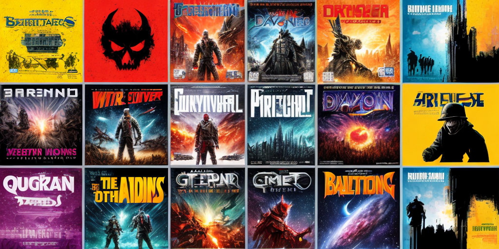 several movie covers in one cover