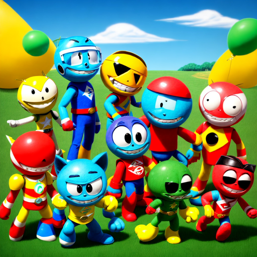The Amazing world of gumball is Power Rangers