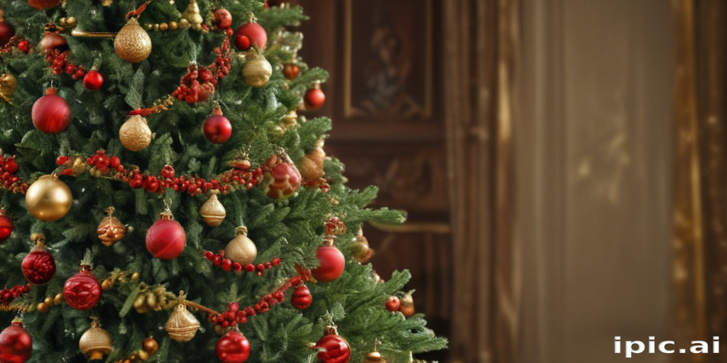 Beautifully Decorated Christmas Tree Filled with Colorful Ornaments and ...