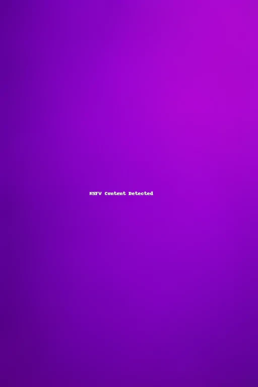 Abstract Purple Background with Warning Text for Adult Content Detected