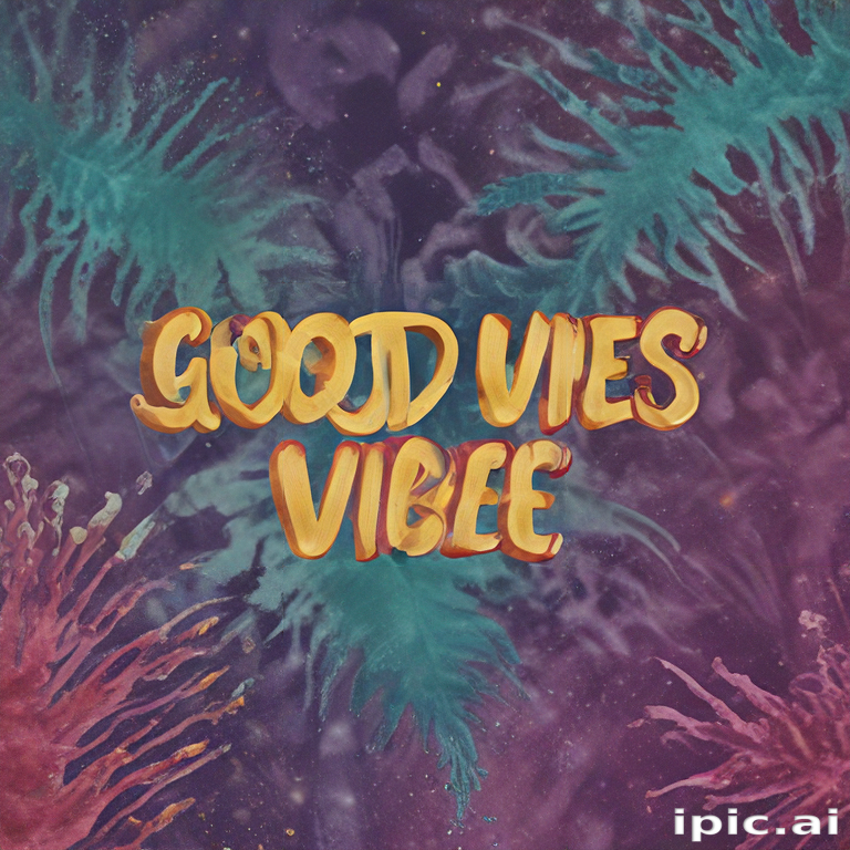 Embrace Positive Energy with Vibrant Colors and Good Vibes Everywhere