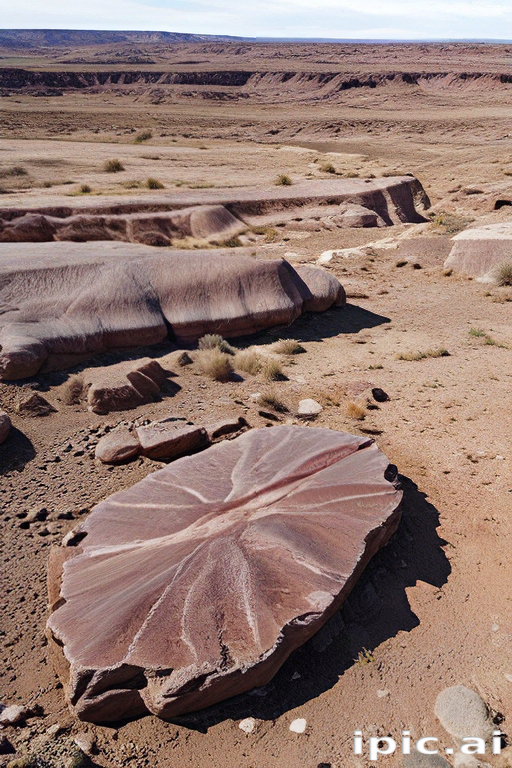 Stunning Landscape Featuring Unique Rock Formations in a Desert Environment