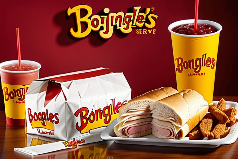 Delicious Fast Food Spread Featuring Bojangles' Signature Sandwiches ...