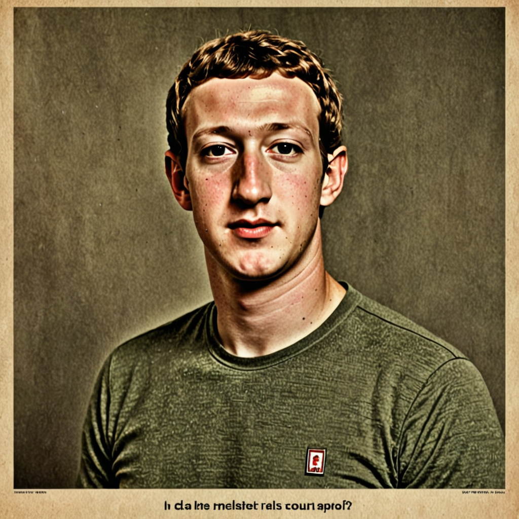 Mark Zuckerberg CCCP soviet style propaganda poster