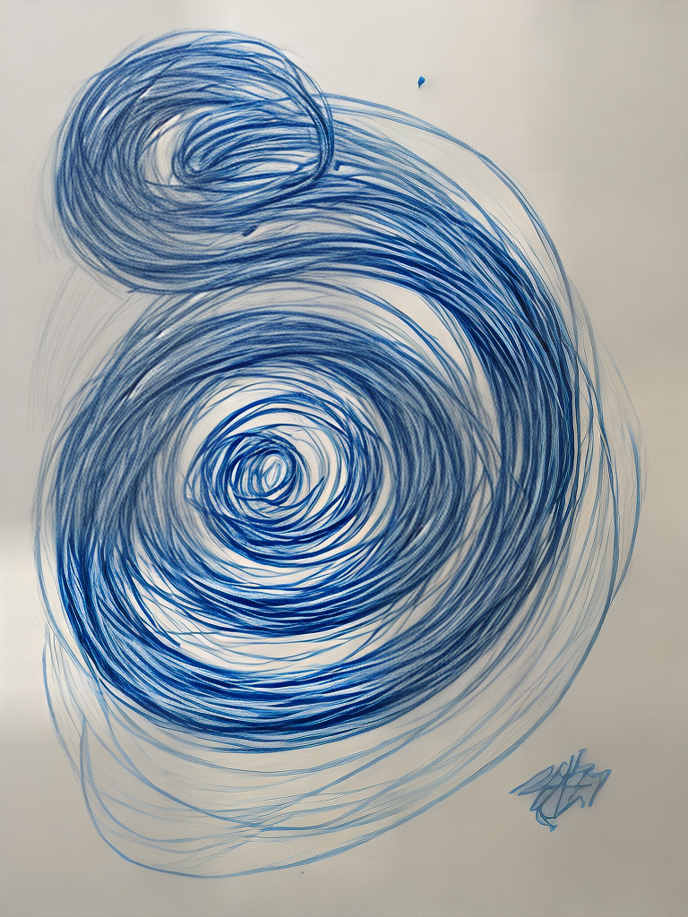 scribble drawing Kal Marks