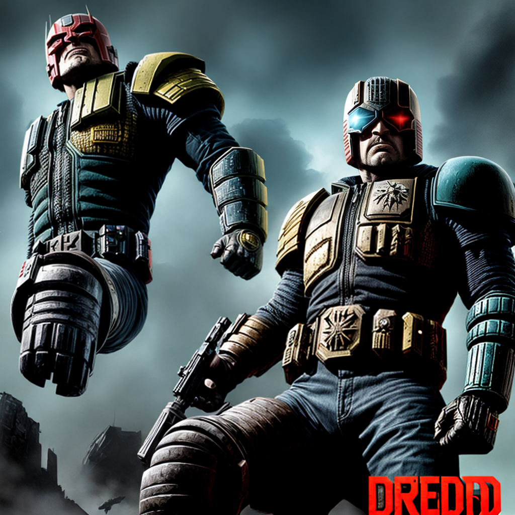 judge dredd apocalypse fantasy art poster