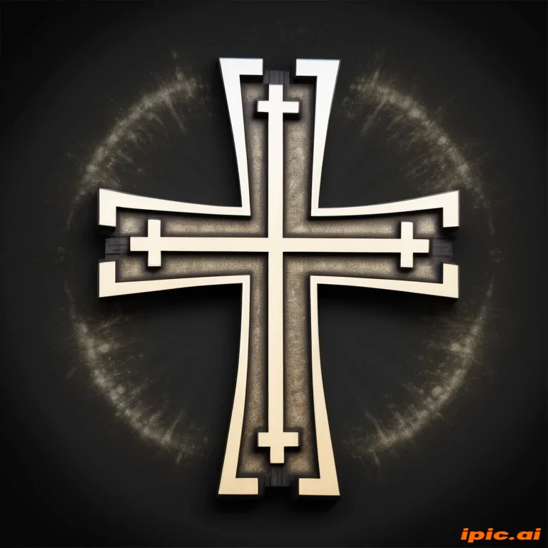 A Beautifully Designed Cross Symbolizing Faith and Spiritual Reflection ...