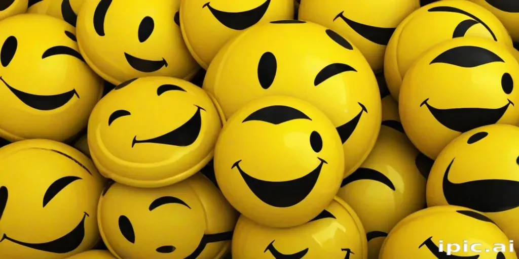 A Cheerful Collection of Yellow Smiley Faces Bringing Joy and Happiness.