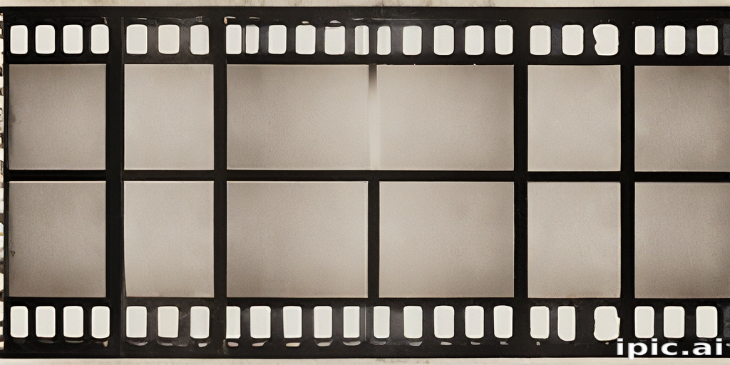 Empty Film Strip Template Ready for Creative Photography Projects and ...