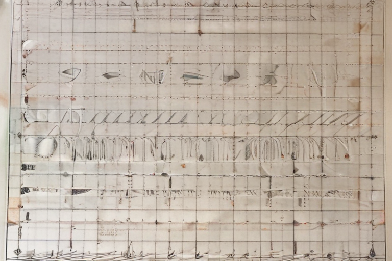 Chart Illustrating Various Patterns and Symbols in Detailed Grid Format