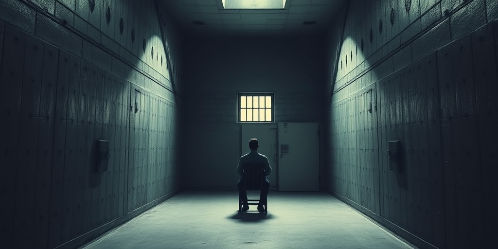 Contemplative Solitude: A Figure Reflects Beneath a Starry Sky