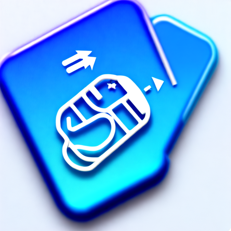 Create an icon for Diabetes app with blue background.