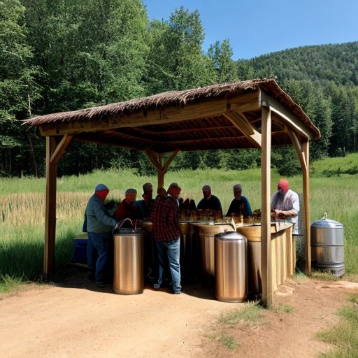People making mead