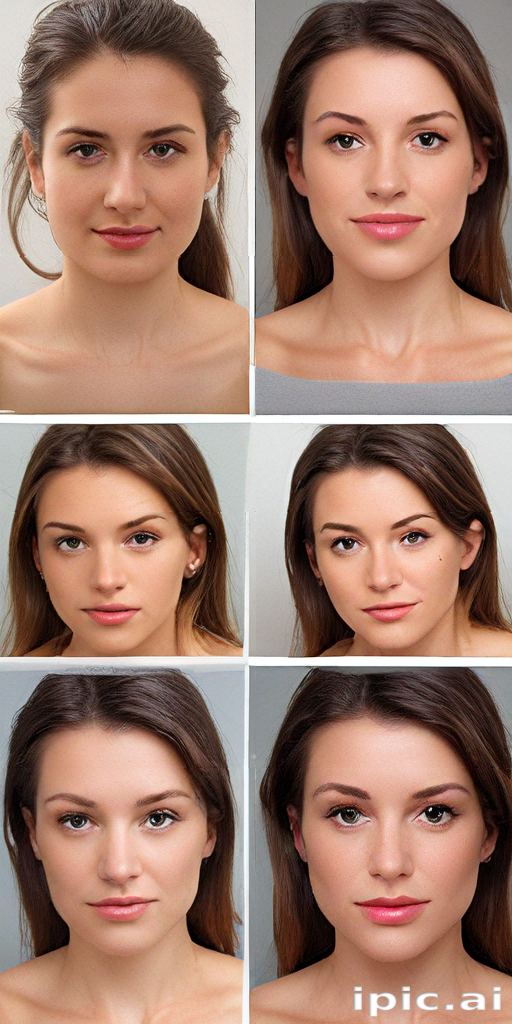 Comparison of Different Facial Expressions and Features in Portrait ...
