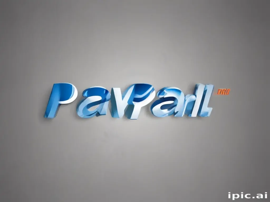 Stylized PayPal Logo: A Modern Representation of Online Payment Solutions
