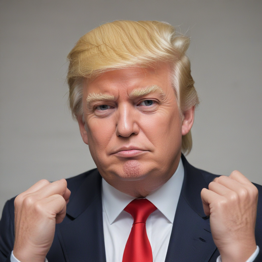 donald trump as anime