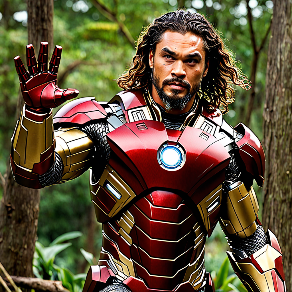 Jason Momoa As iron man