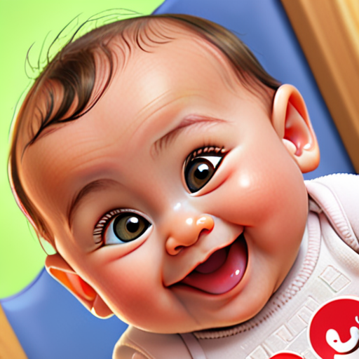 animated baby smilling