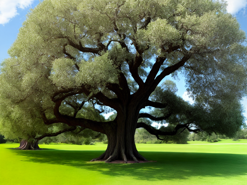 futuristic techno tree