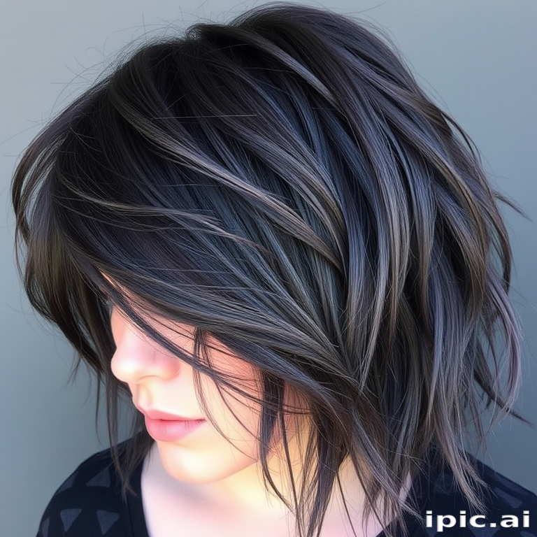 Stylish Short Haircut with Beautiful Layers and Subtle Highlights for ...
