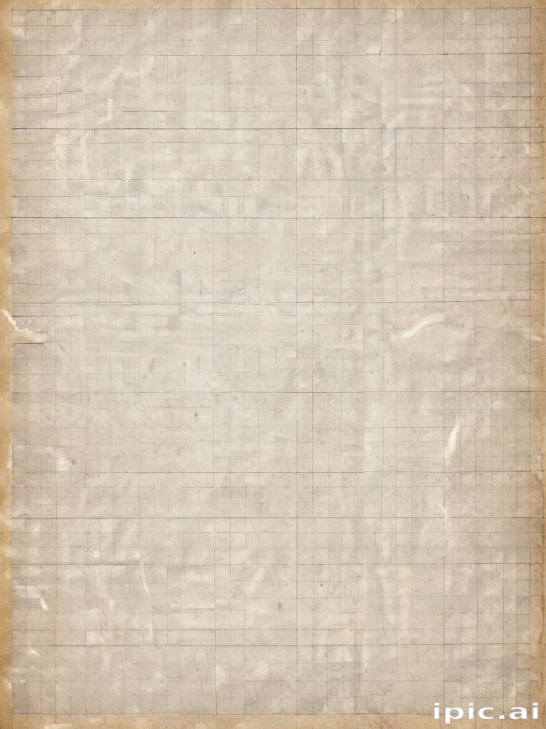 Blank Vintage Paper with Grid Pattern for Creative Design Projects