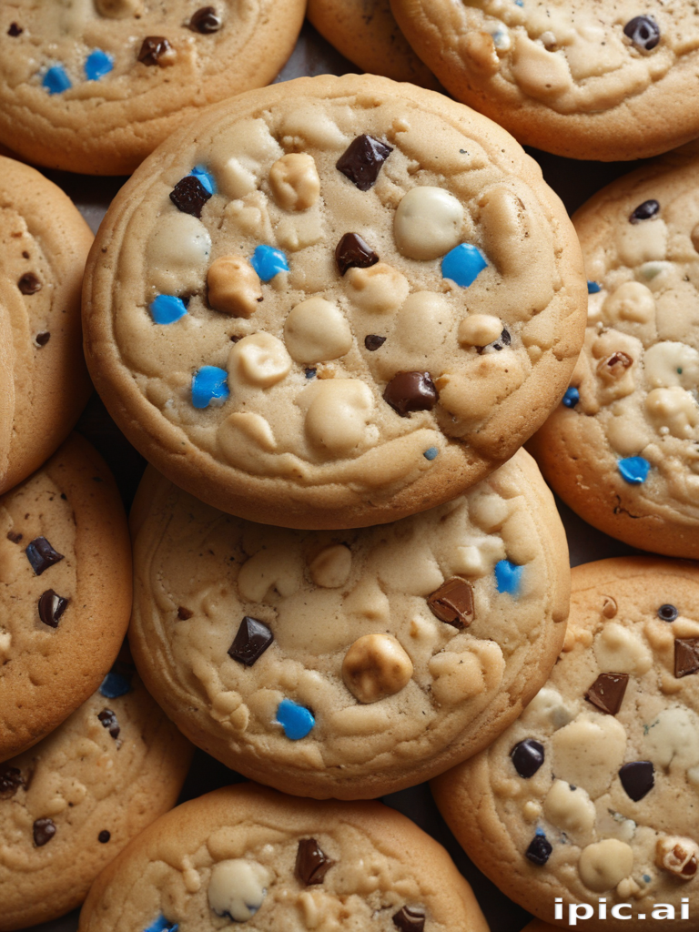 Deliciously Decadent Cookies Loaded with Chocolate Chips and Colorful ...
