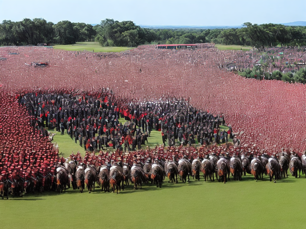 ancient native american battle with thousands of natives