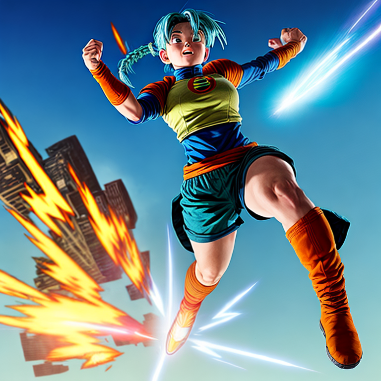 bulma with super powers