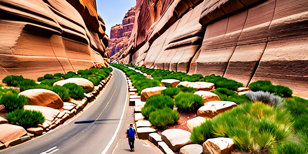 an American enclave in the rocks with a favorable climate that produces ...