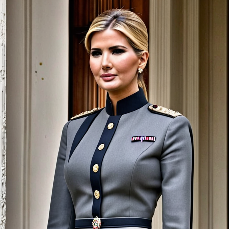Ivanka Trump dictator uniform armless