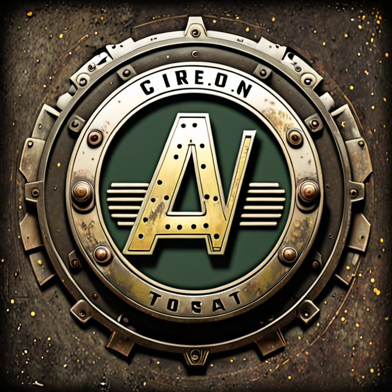 Train logo using a fallout 4 game theme