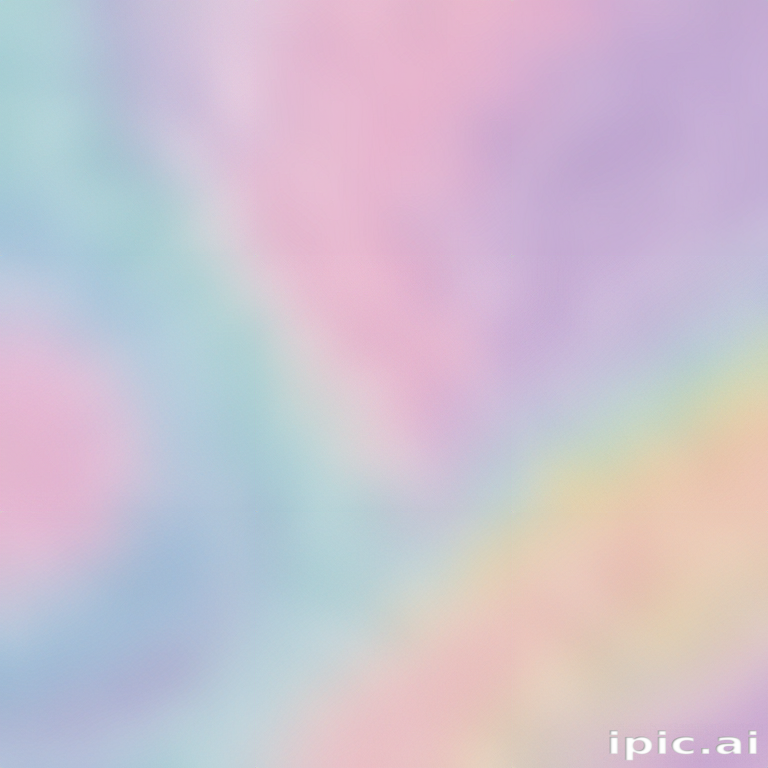 Soft Pastel Colors Blending Together in a Dreamy Abstract Background