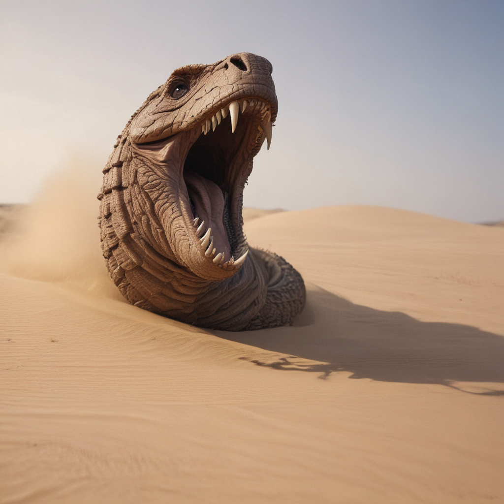 The Dunes, Human fights sandworm