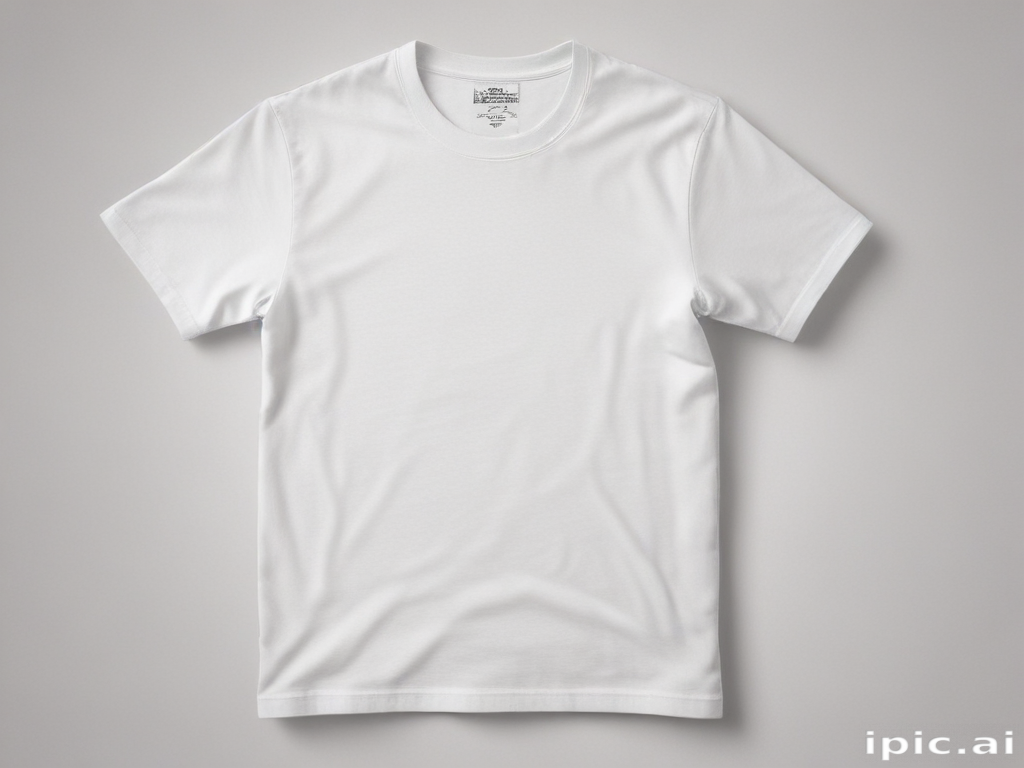 A Classic Plain White T-Shirt Perfect for Everyday Casual Wear.
