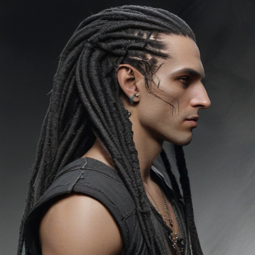 Male Dark Elf dreads