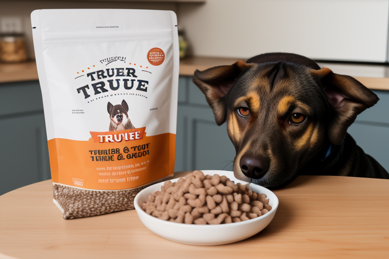 Excited Dog Eagerly Awaits Delicious Meal from Truer True Pet Food