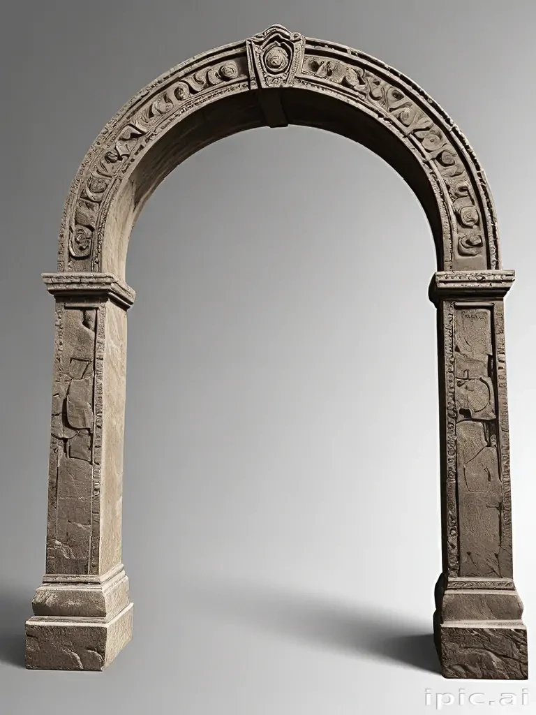 Elegant Stone Archway with Intricate Designs Showcasing Timeless ...
