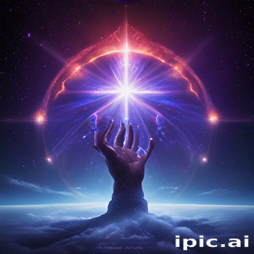 Cosmic Hand Reaching for the Stars in a Celestial Universe